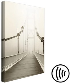 Obraz Most v mlze (1 panel) vertikální