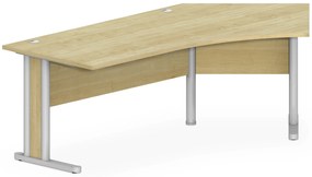 Artspect 103-N2211-P - Stůl pracovní, podnož  210x110cm - Bílá