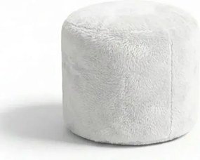 Sablio Taburet Circle SOFTY - Cloud White - 38x48 cm