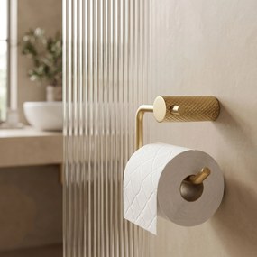 Rea Otto, nástěnný držák na toaletní papír A62309BG, zlatá matná, REA-42018