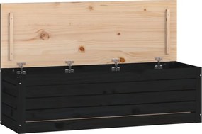 vidaXL Úložný box 109x36,5x33 cm masivní borové dřevo [823628] Barva: medová hnědá