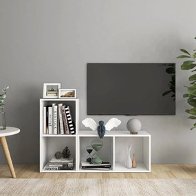 vidaXL TV skříňky 2 ks bílé 72 x 35 x 36,5 cm kompozitní dřevo