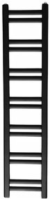 Regnis Retro, topné těleso 300x1100mm, 444W, černá matná, RETRO110/30/D260/BLACK
