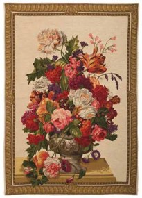 Vlámský gobelín tapiserie  - Les bouquets