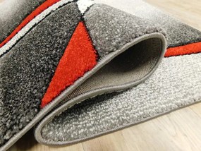 Spoltex Brilliance 21807-951 Grey/red 80x150 cm