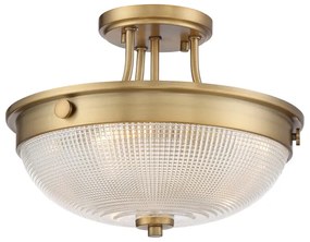 Quoizel QZ-MANTLE-SF-WS - Přisazený lustr MANTLE 2xE27/60W/230V mosaz
