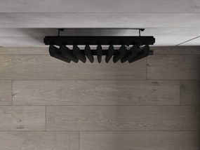 Mexen Atlanta, topné těleso 1500x460 mm, 894 W, černá, W211-1500-460-00-70