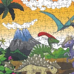 RAPPA Puzzle Dinosauři / 208 dílků / 90 x 64 cm / od 4 let