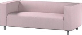 Potah na pohovku IKEA Klippan 2-místná barva růžová látka pletený vzor