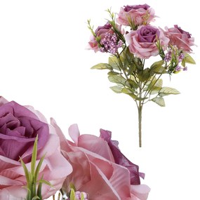 Růže v pugetu, barva fialová SG7312 PUR
