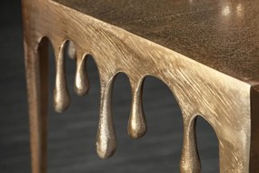 Odkládací stolek Liquid Line S 45cm zlatý / 40639