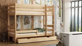 Dětská patrová postel GAGA - přírodní