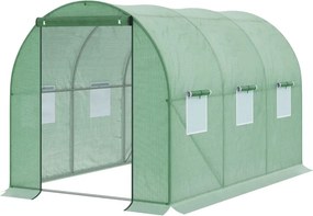 VespaGarden Zahradní fóliovník 2x3,5m / 7m2 - zelený