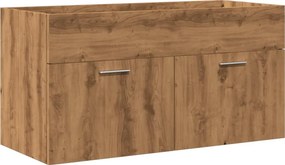 Koupelnová skříňka se zápustným umyvadlem dub artisan 3328586