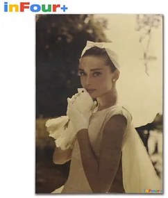 Plakát Audrey Hepburn 51,5x36cm Vintage č.2