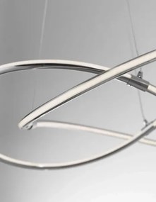 LED lustr Martino 60 Chrome