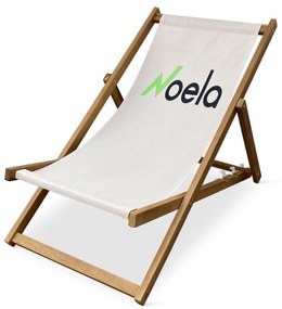 Plážové skládací křeslo NOELA béžová