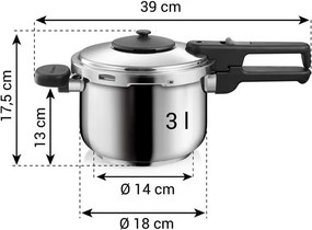 TESCOMA Tlakový hrnec GrandCHEF 3,0 l