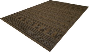 BE Koberec Eqos 0002 BROWN - hnědý obdélníkový Rozměr: 40x60 cm