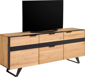 XXXLutz NÍZKÁ KOMODA, divoký dub, 181/62/42 cm Landscape - Komody z masivu - 002730003803