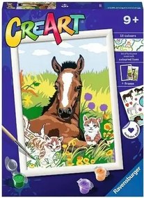 Ravensburger CreArt Kůň a koťata / od 9 let