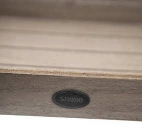 Hnědý servírovací tác z lisovaného dřeva Orion, 34 x 20 cm