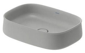 Duravit Zencha - Umyvadlová mísa 550x390x140 mm, šedá matná 2373556779