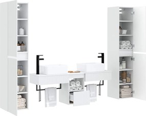 Sada koupelnového nábytku 5 ks Bílá 33 x 34,5 x 160 cm 3406013