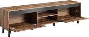 TV stolek NORD 2 170 cm dub wotan/antracitový