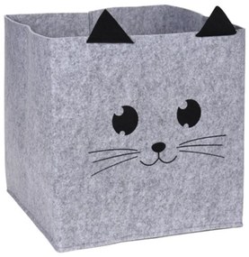 Box na hračky Cat šedý