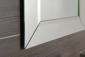 Sapho Arak 90 x 70 cm zrcadlo s lištami a fazetou AR090