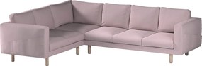 Potah na pohovku IKEA Norsborg rohová 5-místná barva růžová látka pletený vzor