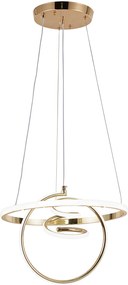 Toolight Toolight, LED závěsné svítidlo 3x20W, 4000K, G066-CP, zlatá lesklá, OSW-08699