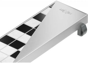 Mexen Flat M13 kryt 2v1 pro liniový odtok 50 cm, inox - 1019050