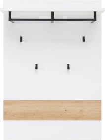 XXXLutz ŠATNÍ PANEL, bílá, dub artisan, 80/118/30 cm Voleo - Šatní panely - 002737018106