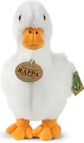 RAPPA Plyšová kachna bílá 24 cm / ECO-FRIENDLY / od 0 měsíců