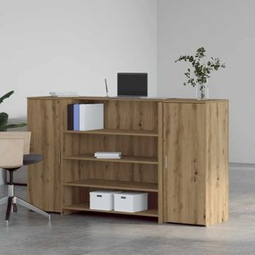 Recepční stůl dub artisan 180x50x103,5 cm kompozitní dřevo 3324177