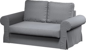 Potah na pohovku IKEA Backabro 2-místná, rozkládací barva šedá látka pletený vzor