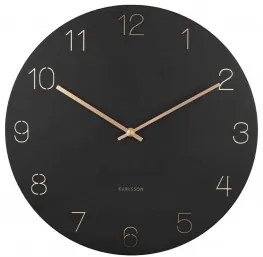 Designové nástěnné hodiny Karlsson KA5762BK 40cm