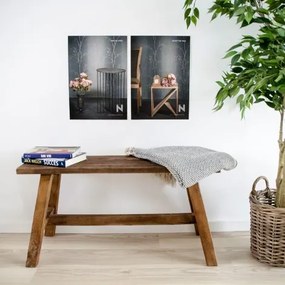 Odkládací stolek  BARCELONA HOUSE NORDIC 50x25 cm,teak přírodní House Nordic 1401010