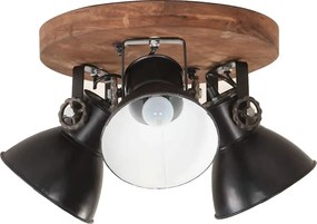 Industriální stropní svítidlo 25 W černé 42 x 27 cm E27 320515