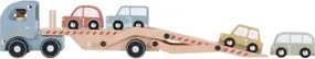 Little Dutch Náklaďák s autíčky dřevěný / od 18 měsíců