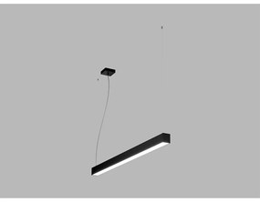 LED 2 Závěsné vnitřní stropní svítidlo NOLI D.120 cm černé