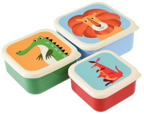 Sada 3 svačinových boxů Rex London Creatures
