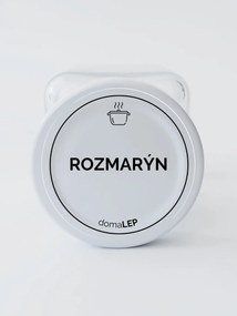 Samolepka na kořenky ROZMARÝN průhledná 5 cm tučné písmo