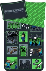 Jerry Fabrics Povlečení Minecraft Survival Mode 140x200,70x90 cm