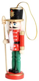Závěsná vánoční dekorace NUTCRACKER louskáček 836065 (3 ks)