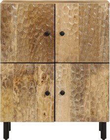 vidaXL Odkládací skříňka 60x33x75 cm masivní mangovníkové dřevo [356917] Barva: Černá