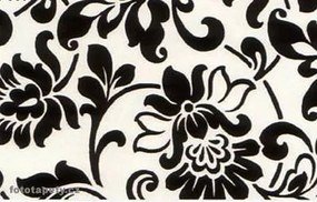 Gekkofix Samolepící fólie Decor, Heritage - black&white Varianta: Heritage-black&white, šíře 67,5cm, balení 15m