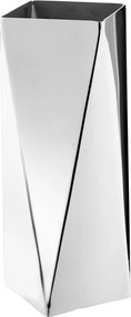Ocelová váza ve stříbrné barvě (výška 23 cm) – House Nordic